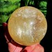 Optical Honey Calcite Sphere W/ Stand - for Cleansing & Amplifying ...
