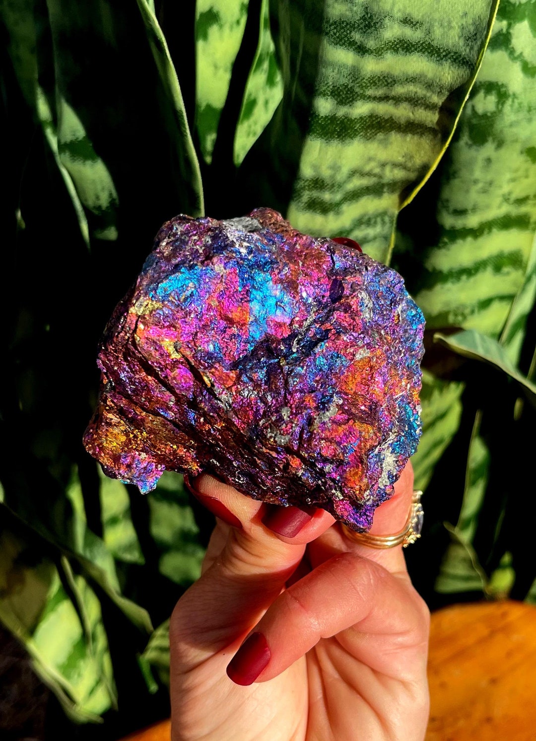 Chalcopyrite Crystal Aka Peacock Ore Aka Bornite Crystal - Joyous ...