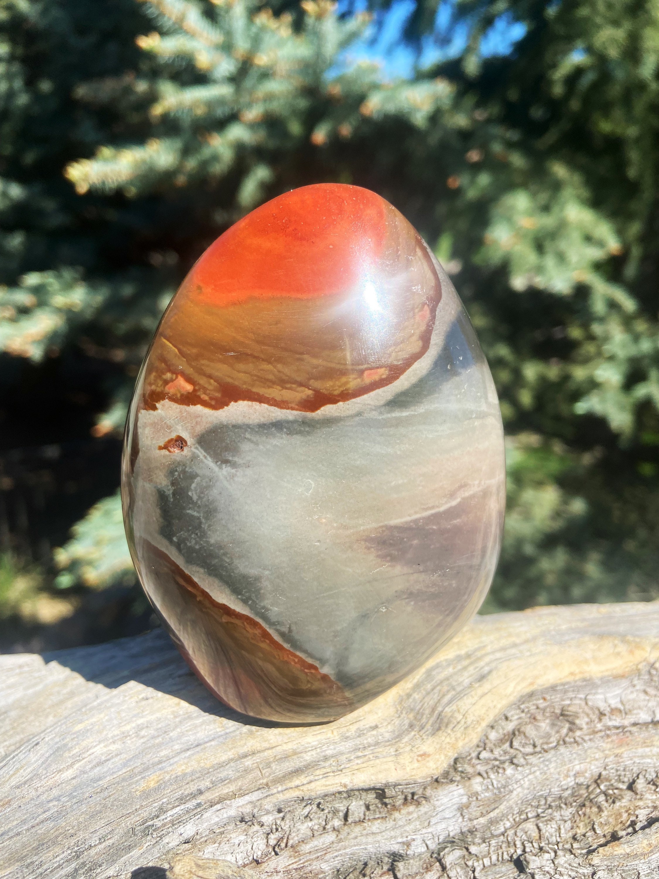 Polychrome Jasper free form Promotes an Optimistic Outlook | Etsy