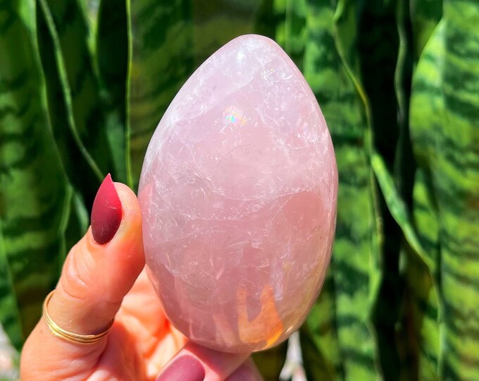 Rose Quartz Crystal Free Form Crystal - Heart Chakra Crystal - Love ...