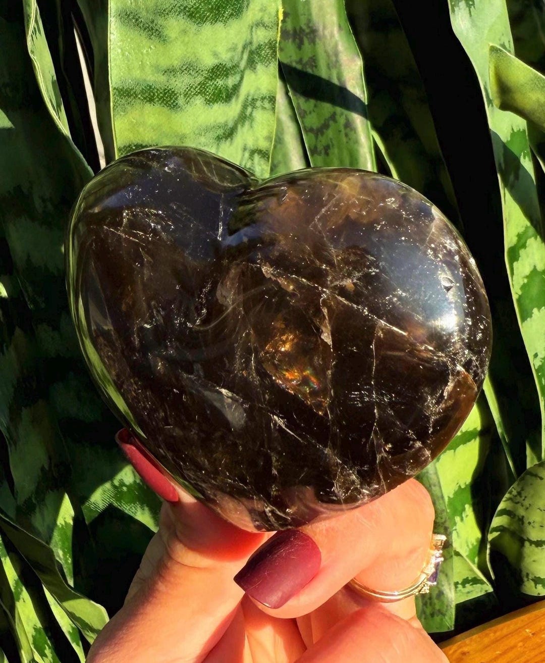 Smoky Quartz Heart - for Grounding and Energetic Protection - Crystal ...