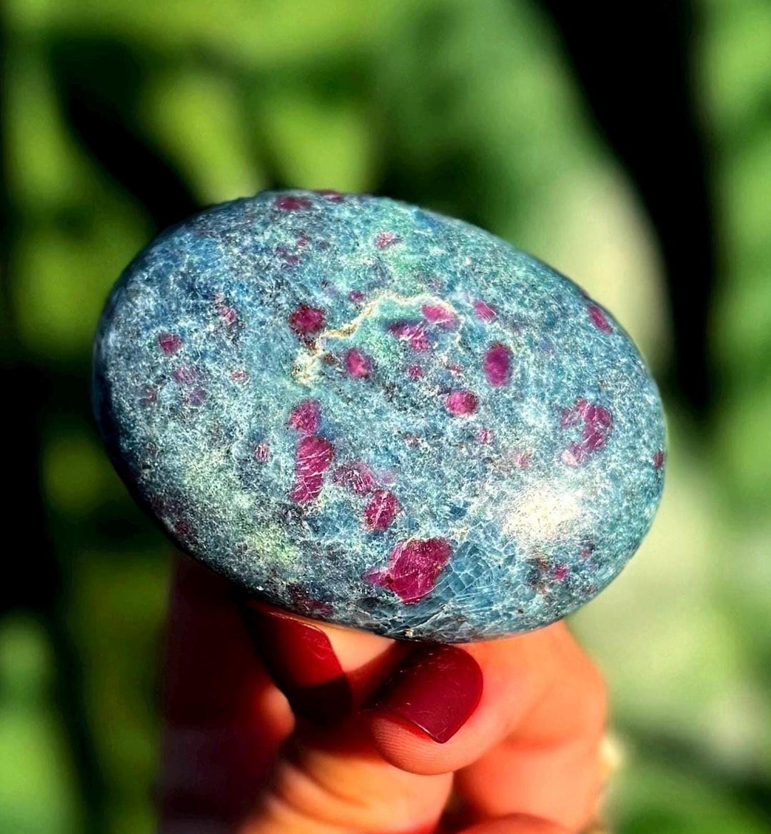 Ruby Kyanite Crystal - UV Reactive - for Healing, Compassion and Self ...