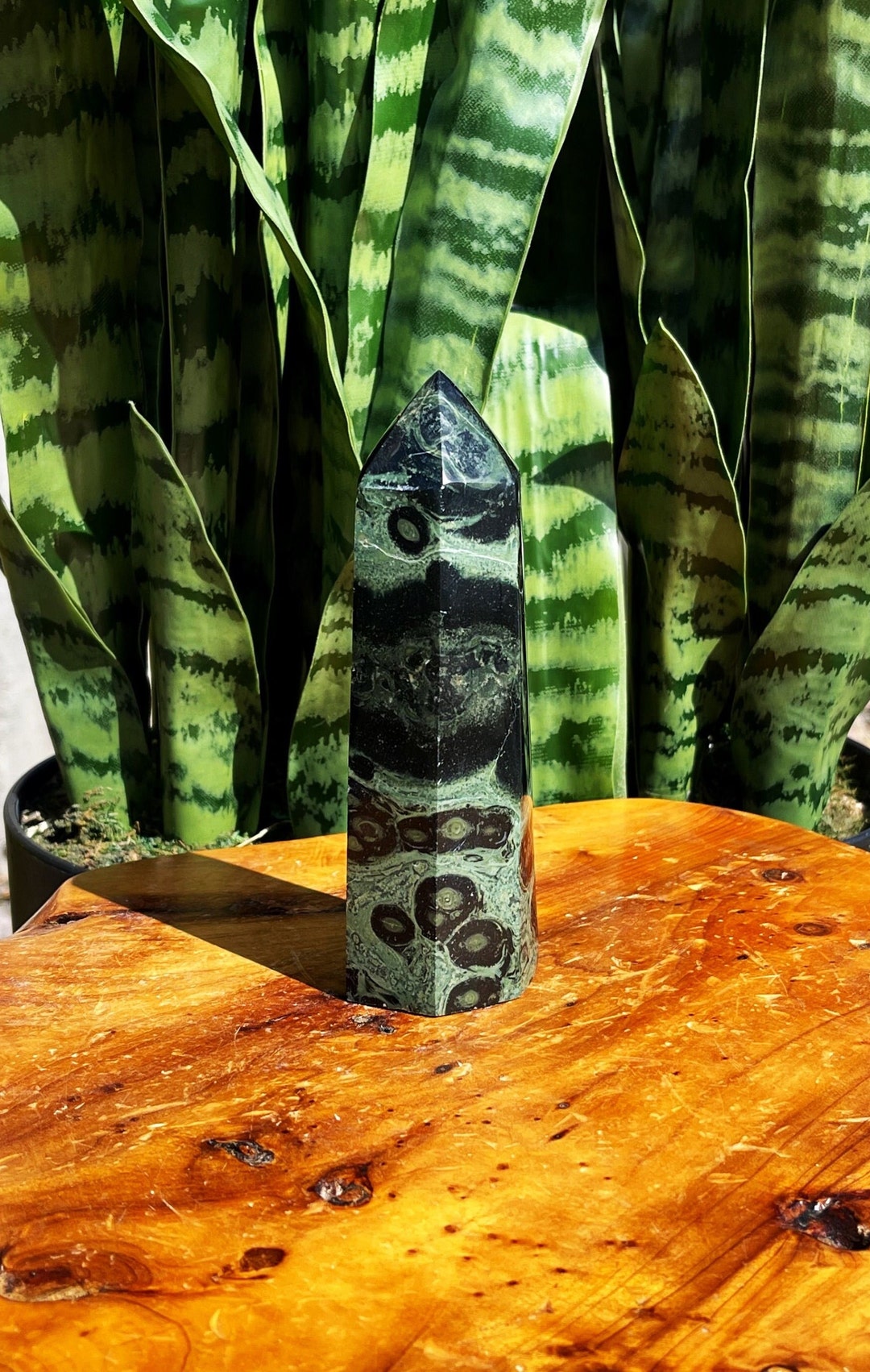 Kambaba Jasper Tower for Calming the Troubled Mind & Restoring Balance ...