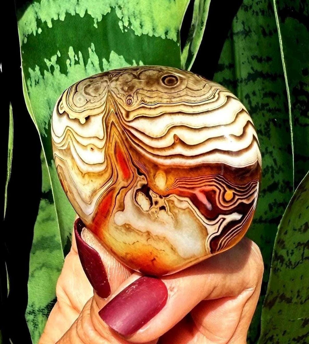 Sardonyx Agate Crystal Aka Silk Agate - for Courage, Happiness and ...