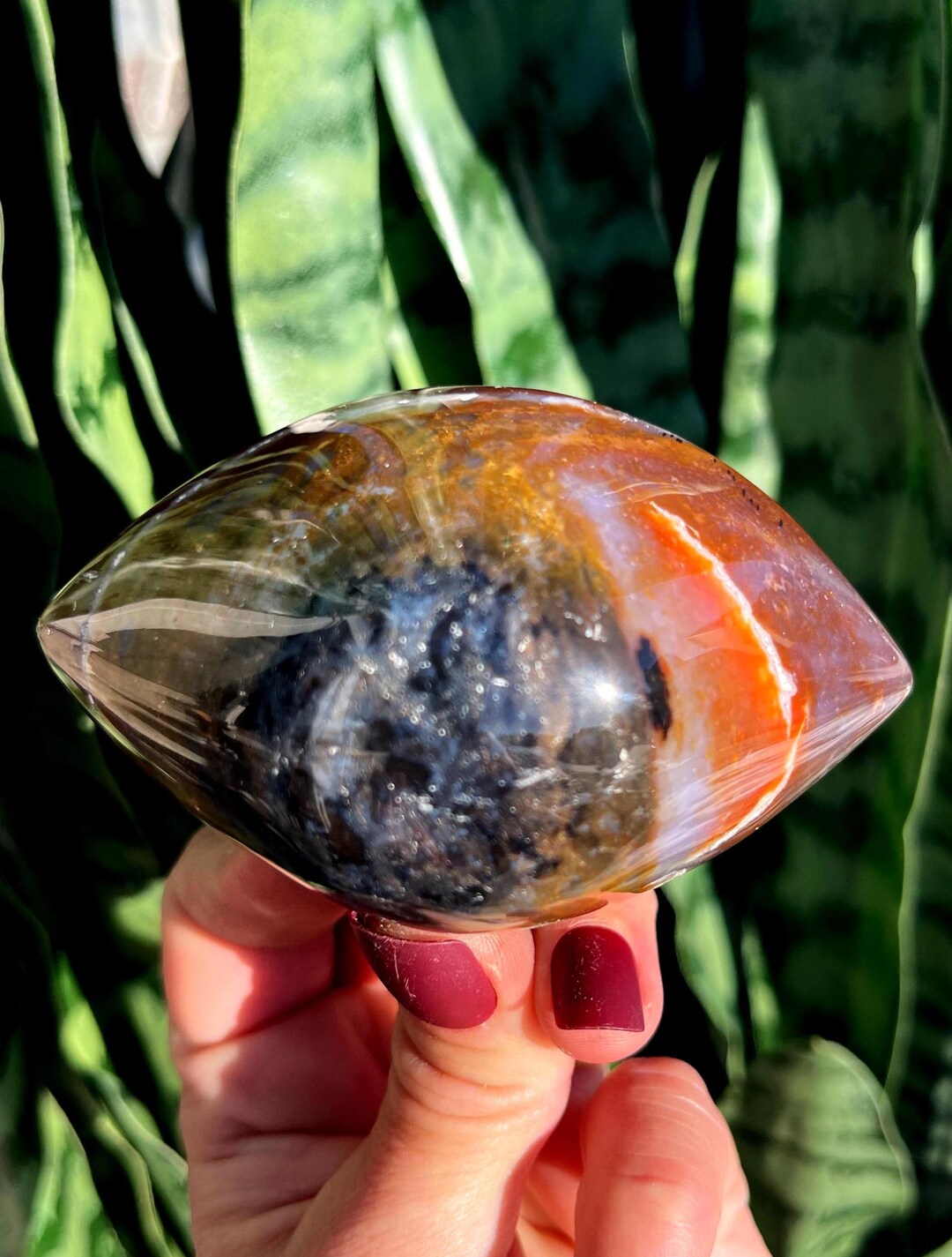 Large Shiva Eye Agate - for Protection & Intuition - Agate Eye Crystal ...