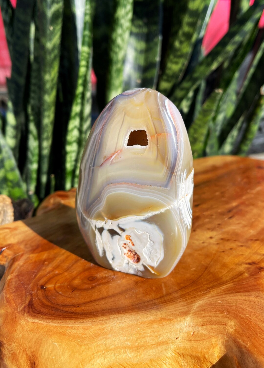Agate Free Form Crystal for Grounding & Bringing About Emotional ...