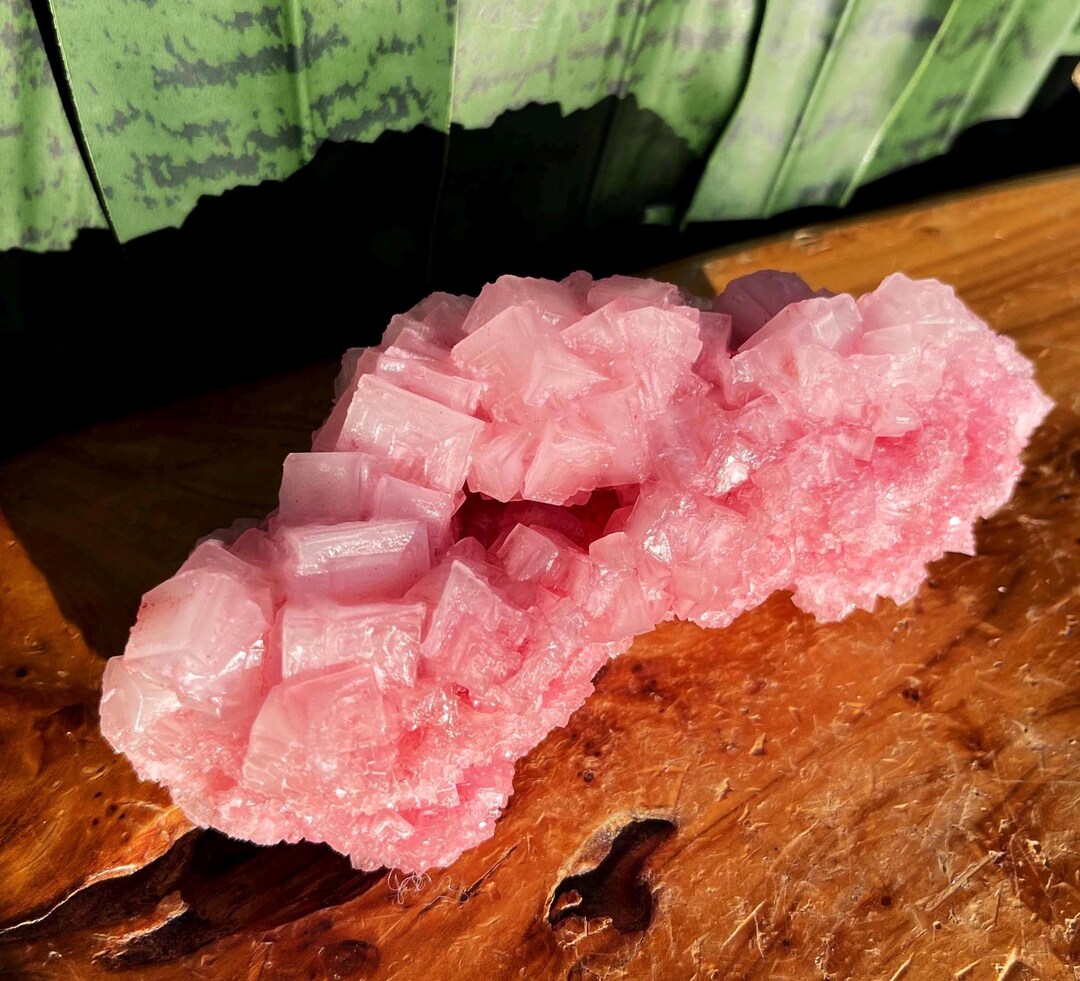 Halite Crystal - Cubic Cluster - for Cleansing the Aura, Deflect ...