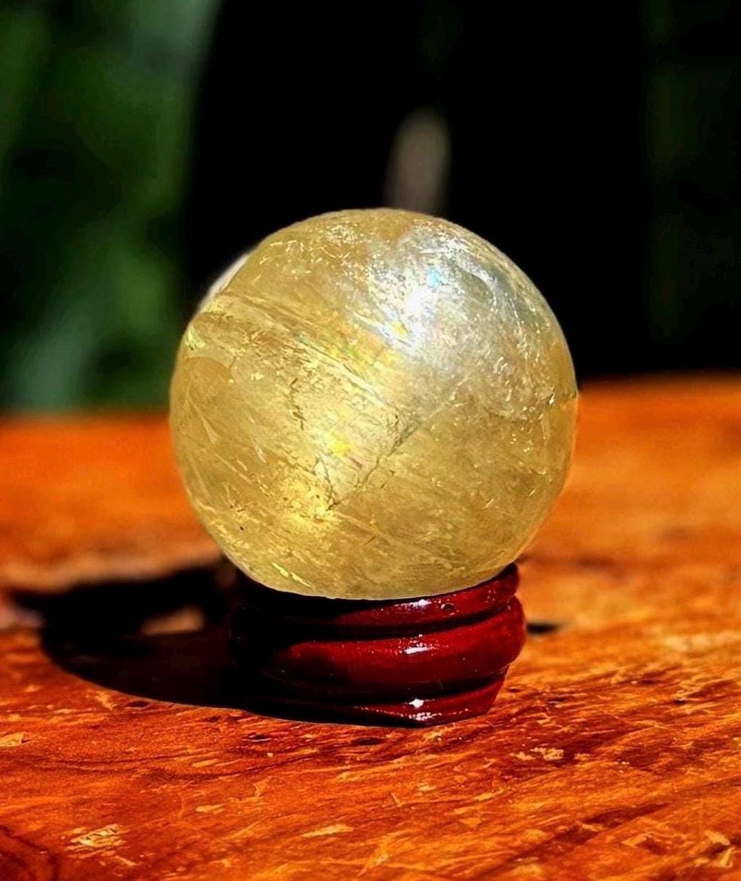 Optical Calcite Sphere W/ Stand - for Cleansing & Amplifying Energy ...