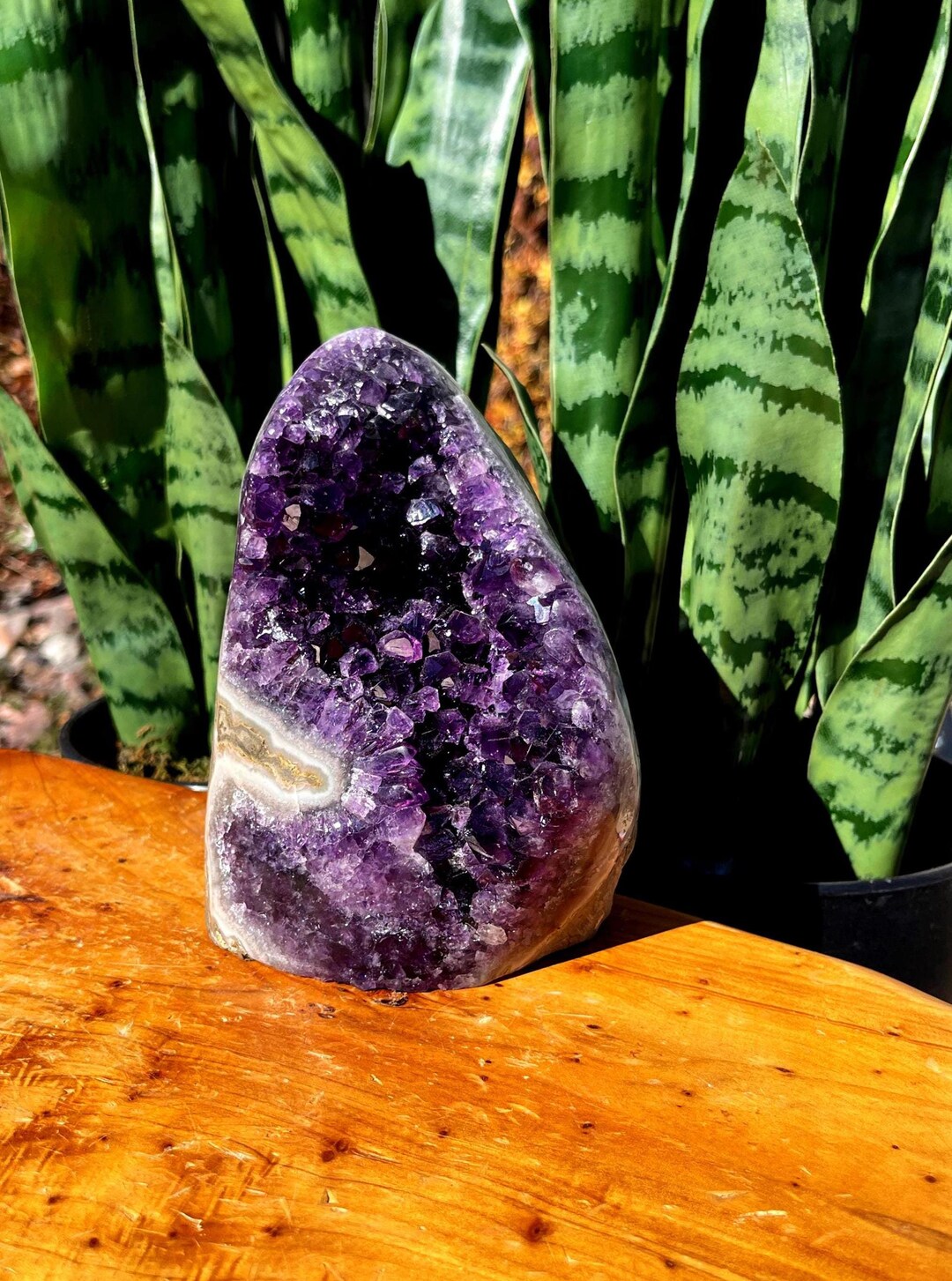 Amethyst Geode - for Energy Clearing While Drawing in Balance, Clarity ...
