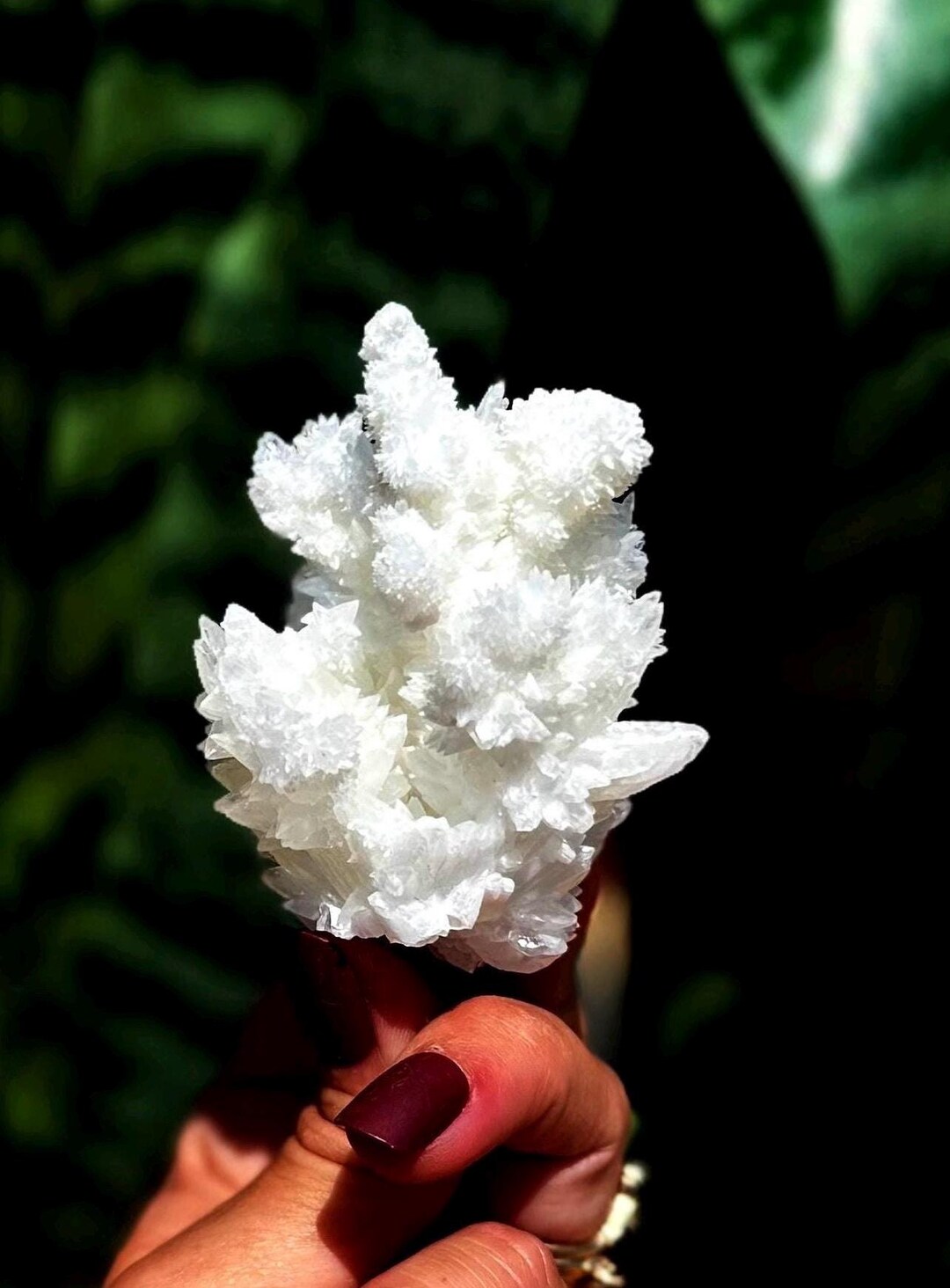 White Aragonite Aka Cave Calcite - Cleanses & Amplifies Energy ...