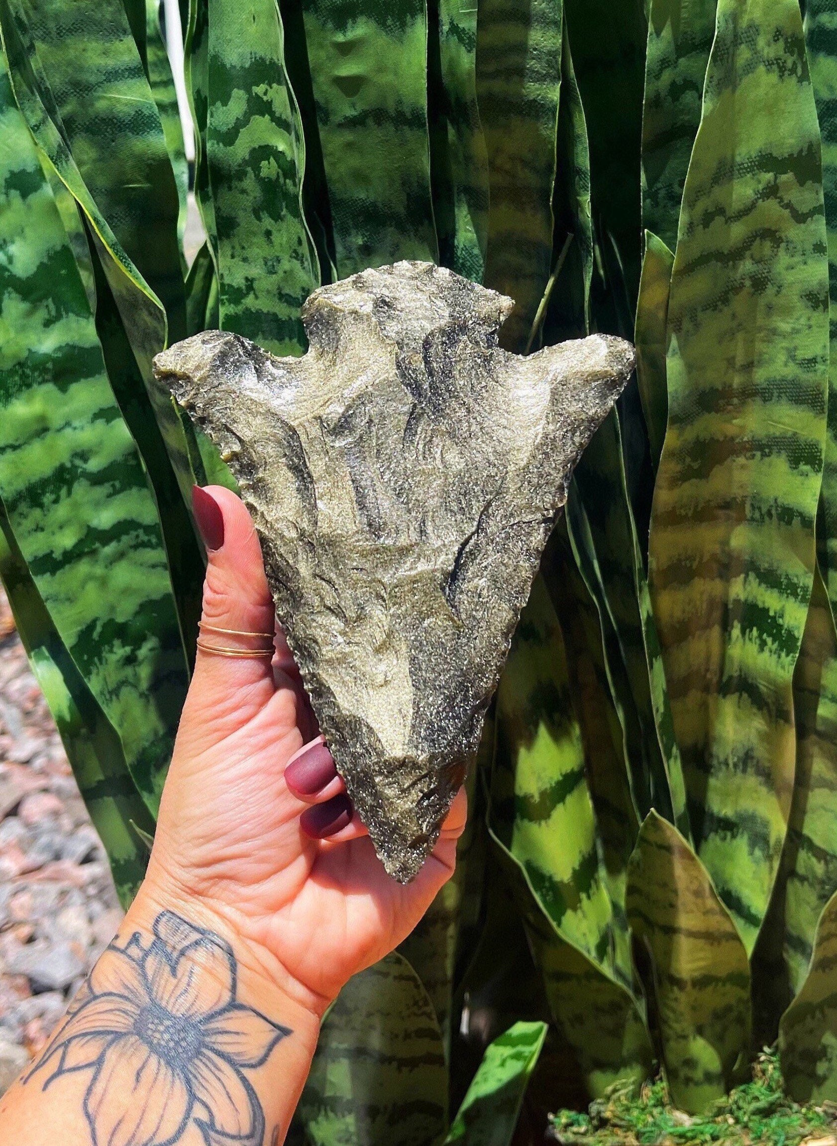 Obsidian Arrowhead Tattoo