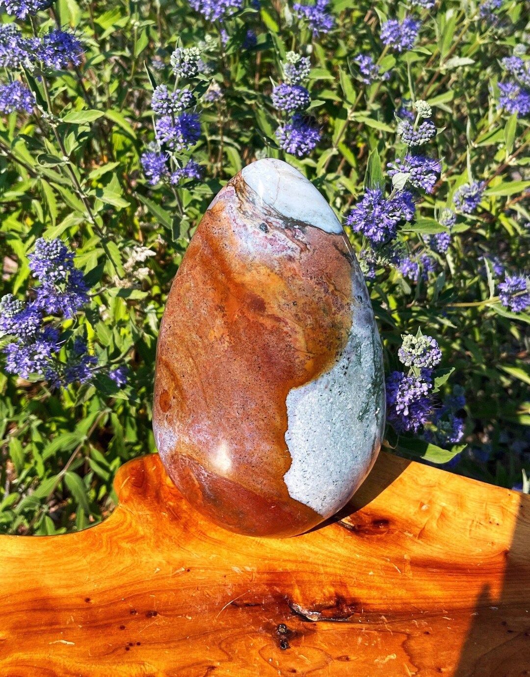 XL Ocean Jasper Free Form - Promotes Elevated Spirits + Increased Joy ...