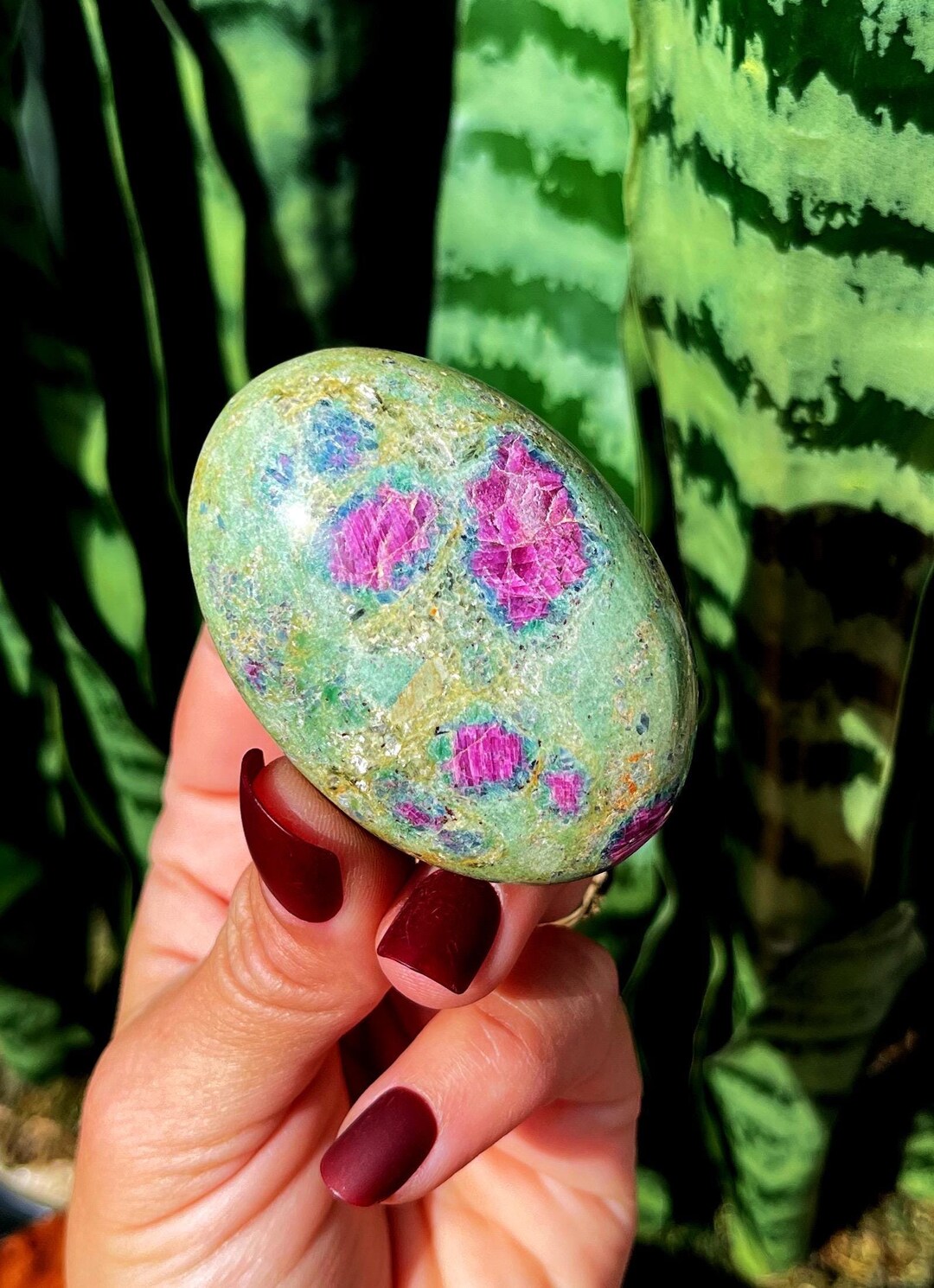 Ruby Fuchsite Crystal the healers Stone Heart Chakra Crystal Healing ...