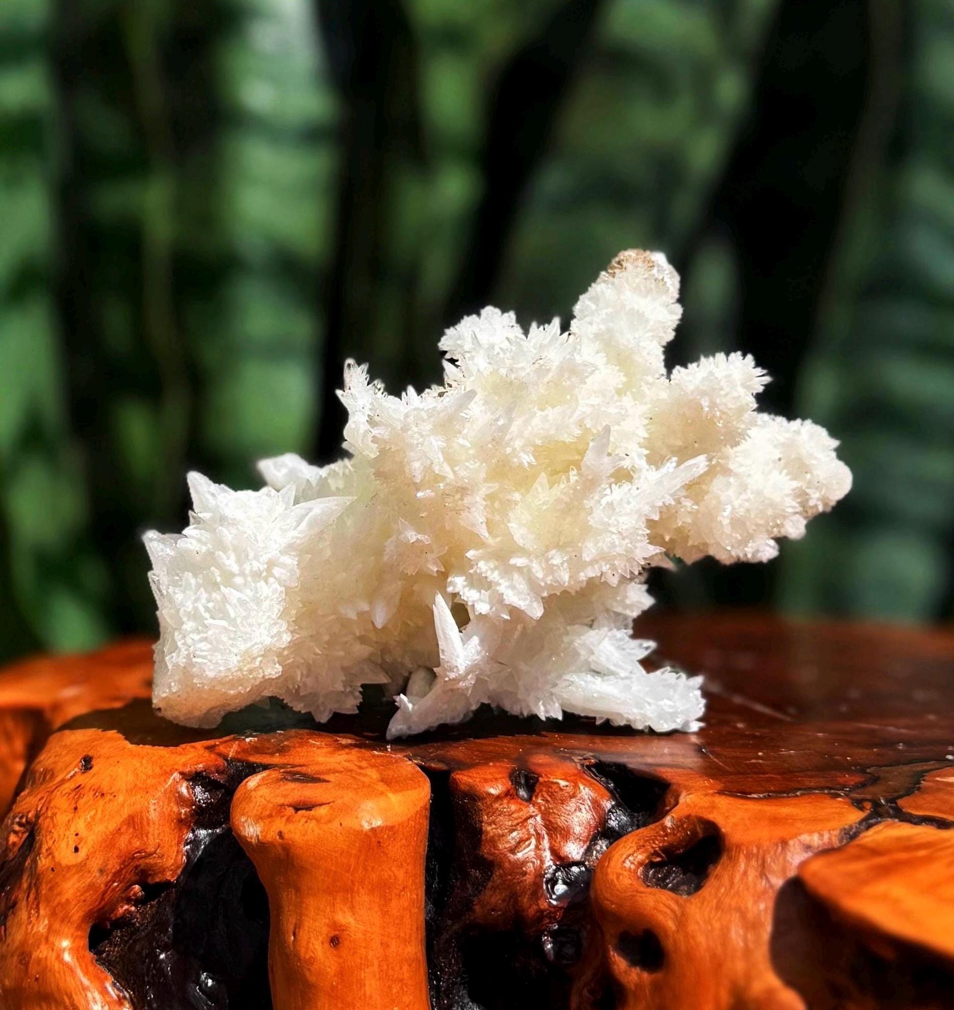 White Aragonite Aka Cave Calcite - Cleanses & Amplifies Energy ...