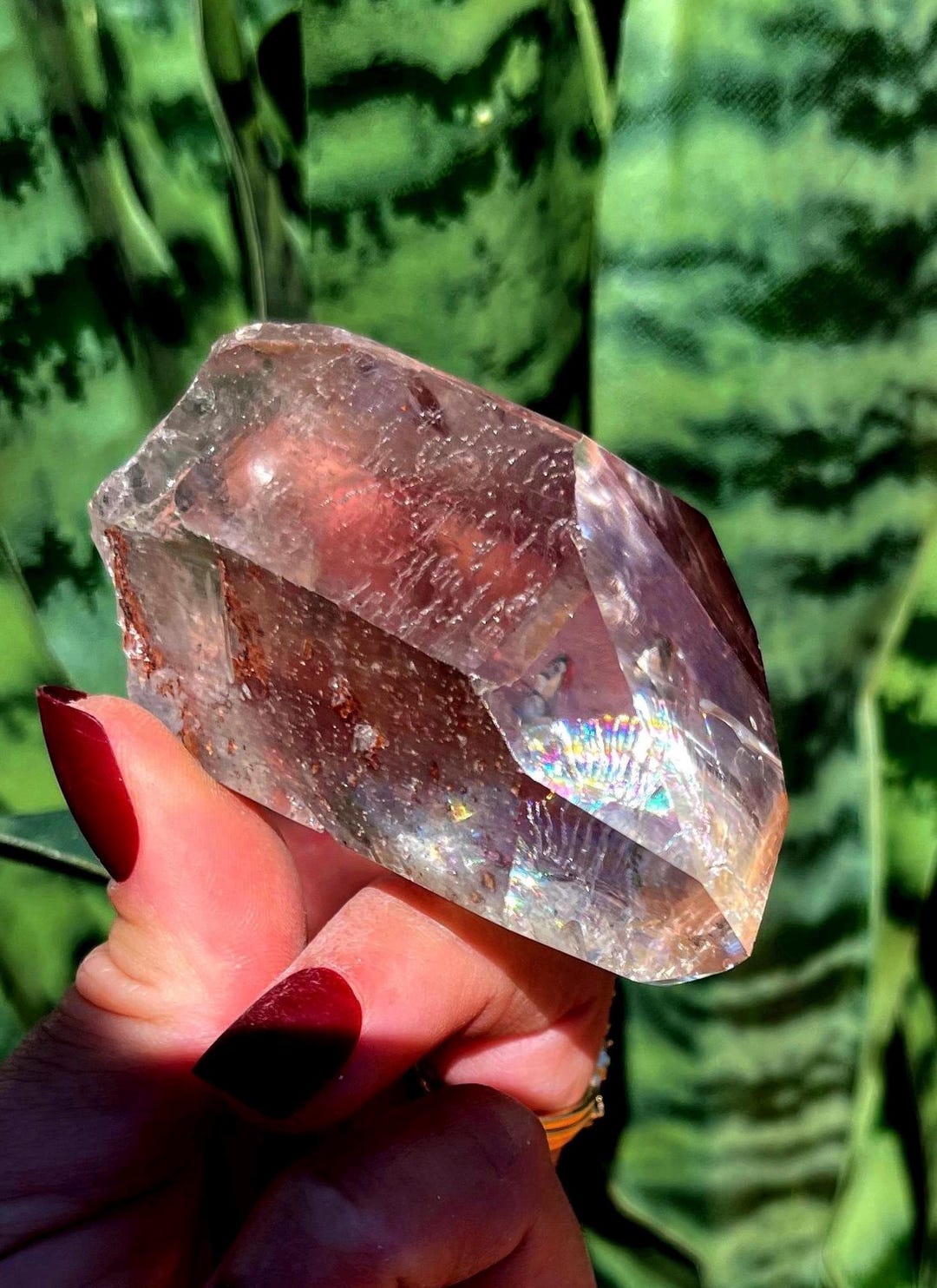 Pink Lithium Quartz Crystal - for Healing Anxiety, Distress, Etc. While ...