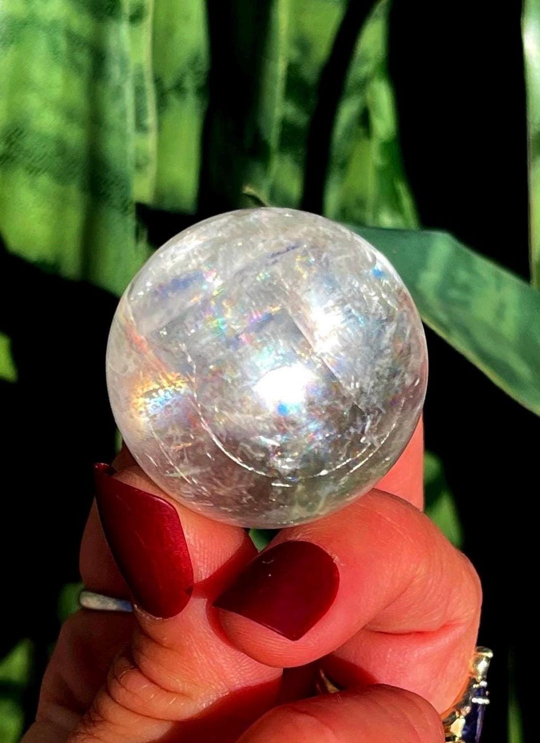 Optical Calcite Sphere W/ Stand - for Cleansing & Amplifying Energy ...