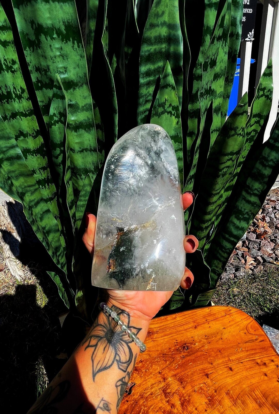 Girasol Quartz Crystal Free Form - for Healing & Magnifying Energy ...