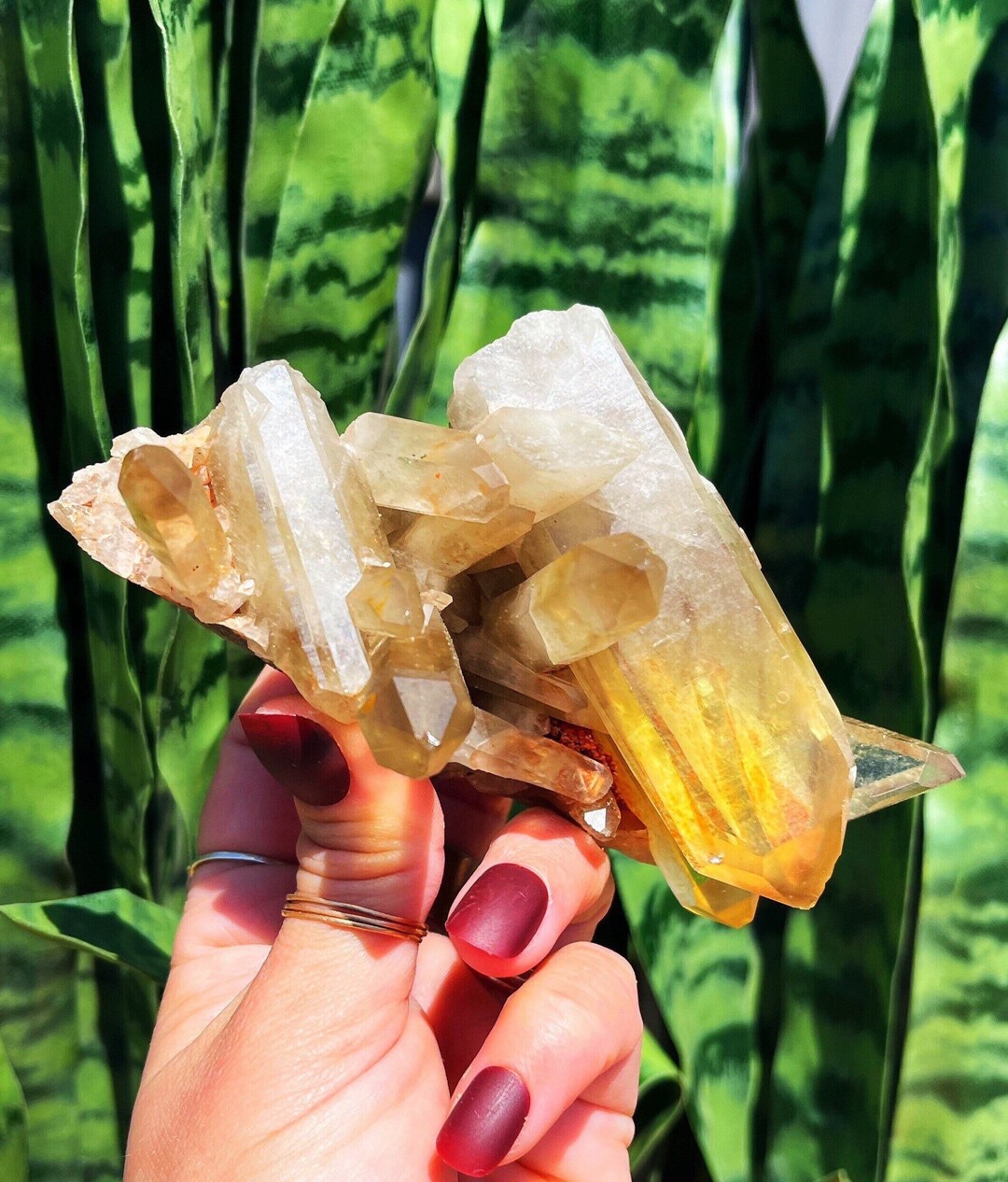 Citrine Crystal Cluster for Drawing in Wealth, Prosperity, and ...