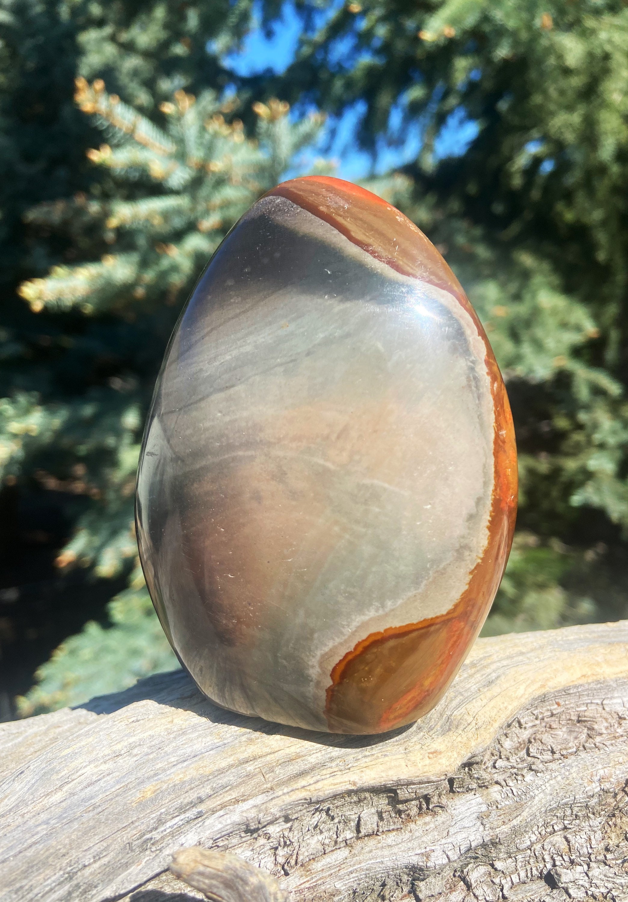 Polychrome Jasper free form Promotes an Optimistic Outlook | Etsy