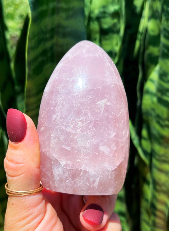Rose Quartz Crystal Free Form Crystal Heart Chakra Crystal Love Crystal Pink Crystal Healing Crystal Etsy