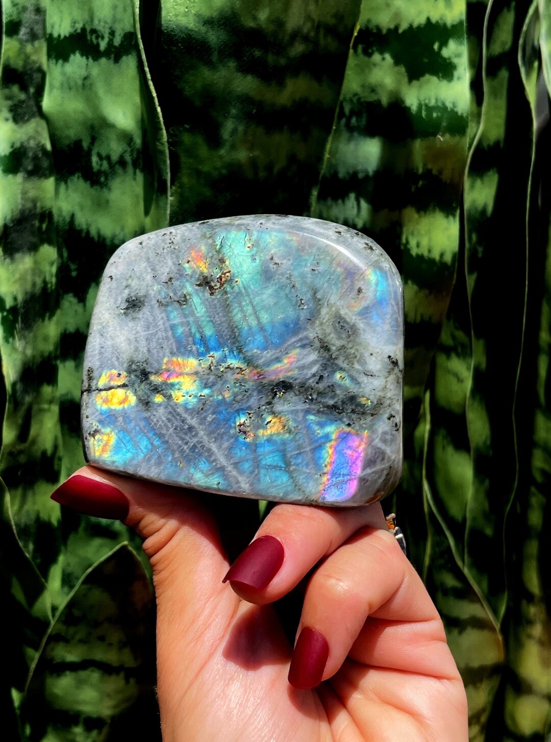 Labradorite Free Form - Third Eye Chakra + Root Chakra Crystal ...