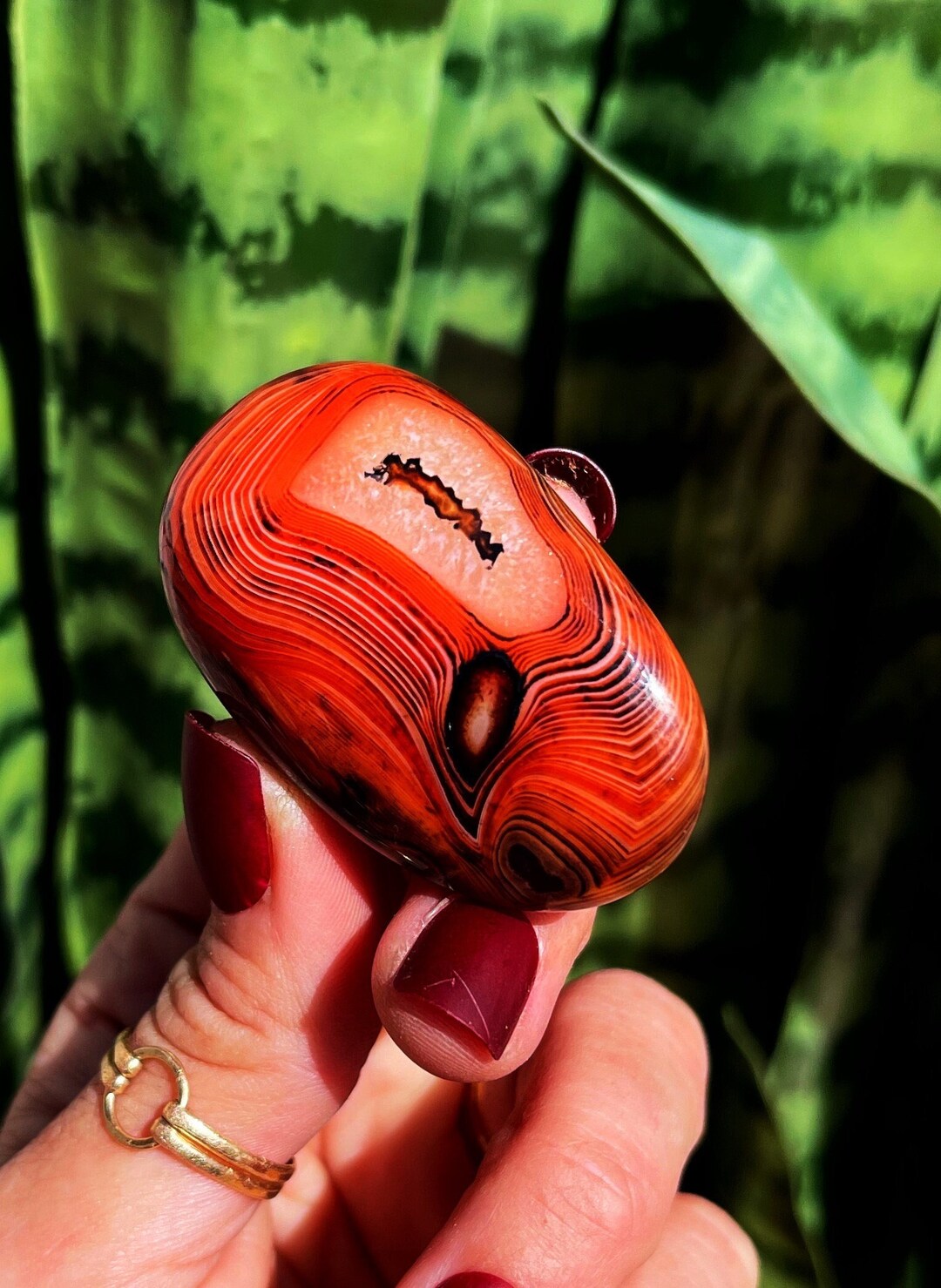 Sardonyx Agate Crystal Aka Silk Agate for Courage, Happiness and Clear ...