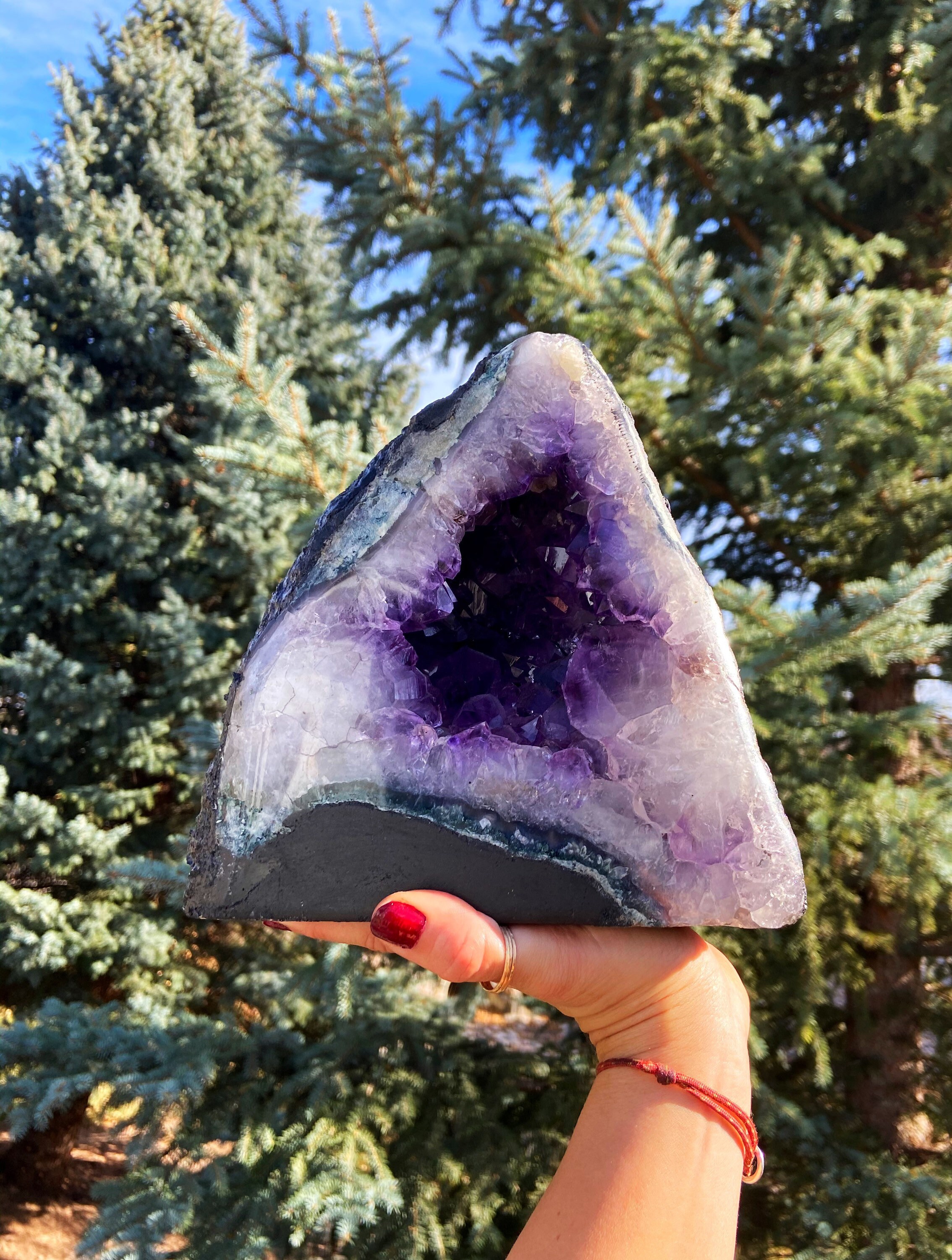 Amethyst Geode 10 lbs Crown Chakra Crystal | Etsy