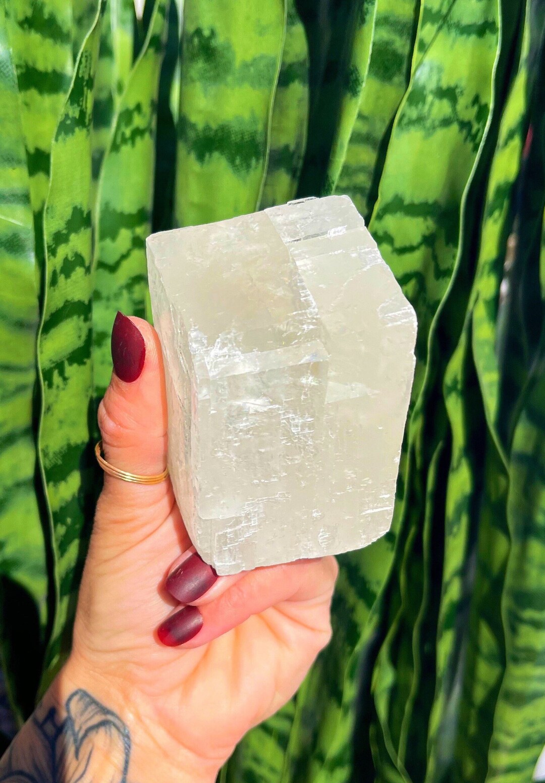 Optical Calcite Cube - for Cleansing & Amplifying Energy - Viking ...