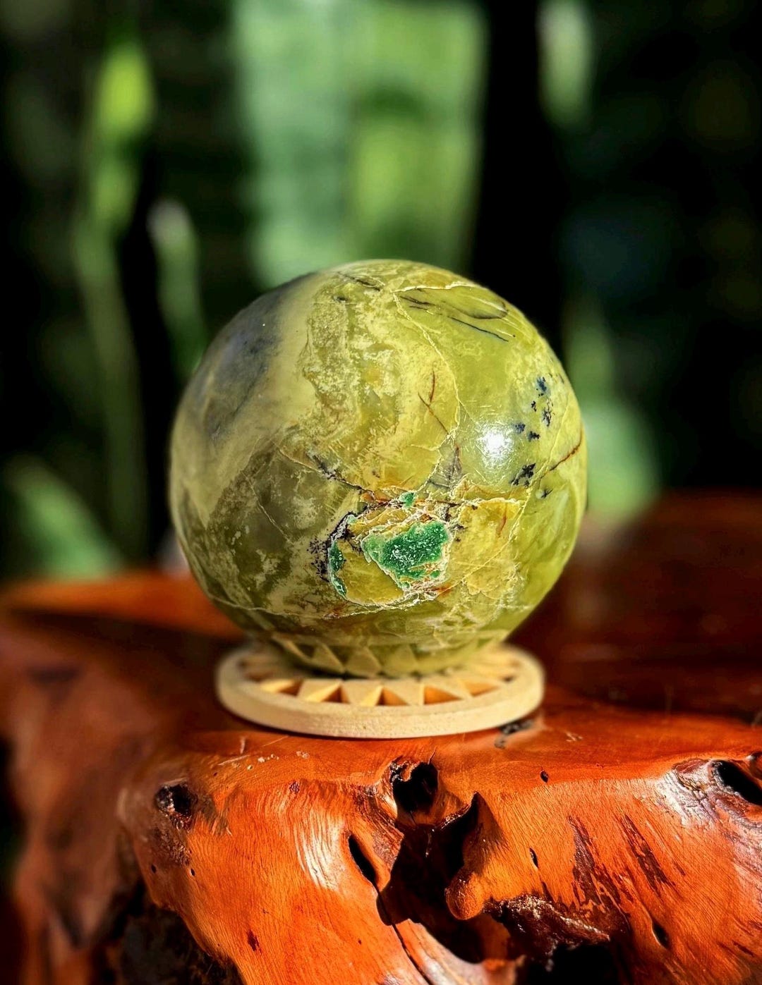 Infinity Serpentine Sphere W/ Stand - for Vitality, Spiritual ...