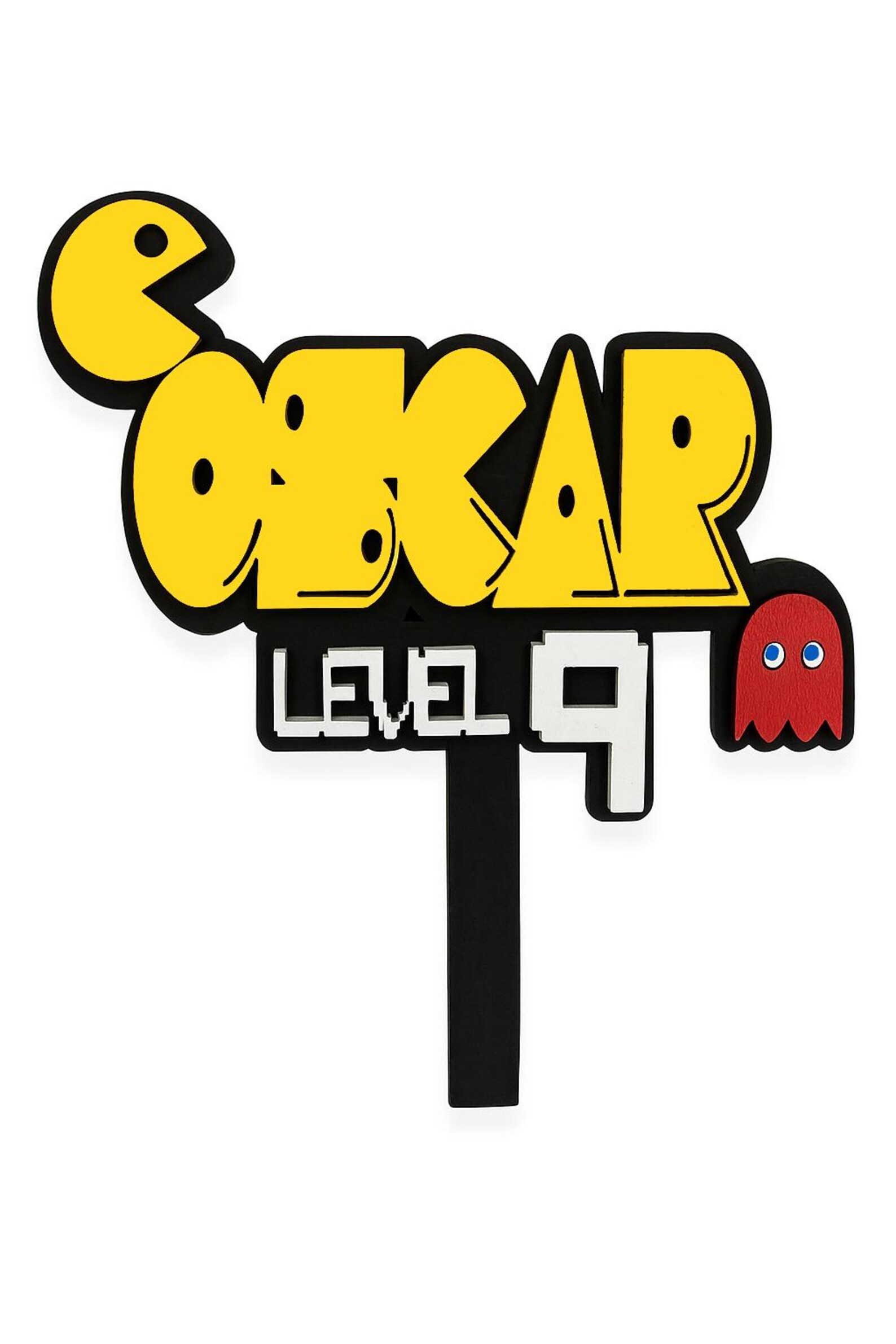 Personalized Pacman Cake Topper - Retro Gamer Birthday Party - Etsy