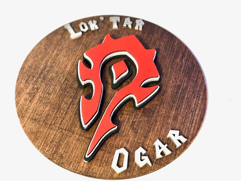 World of Warcraft Horde Sign Alliance Sign World of - Etsy