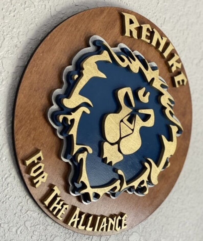 World of Warcraft Horde Sign Alliance Sign World of - Etsy