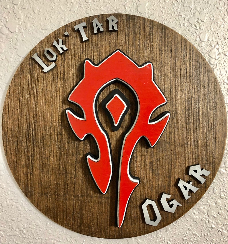 World of Warcraft Horde Sign Alliance Sign World of - Etsy
