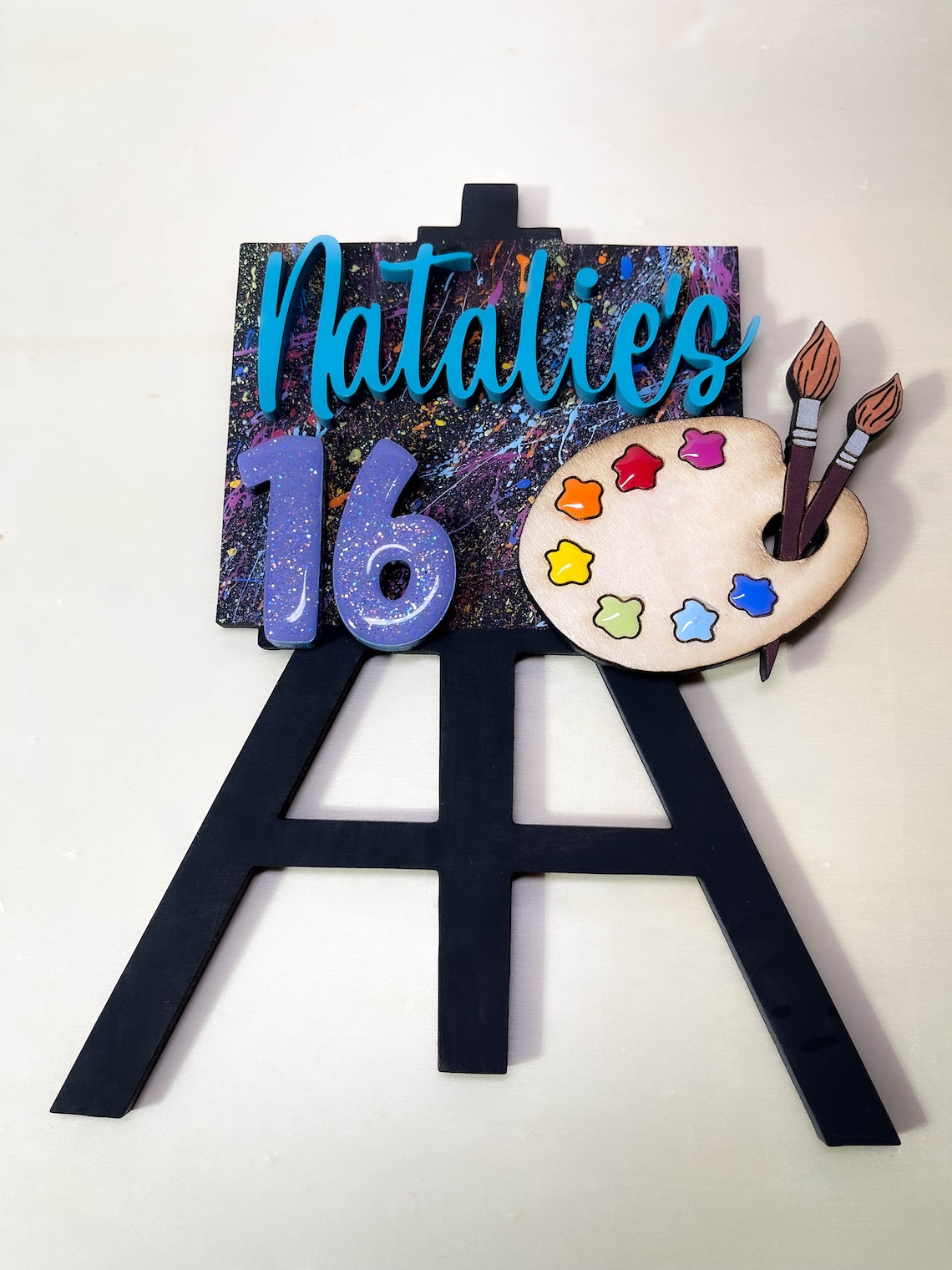 Art Cake Topper Art Party Cake Topper Cake Topper Art - Etsy