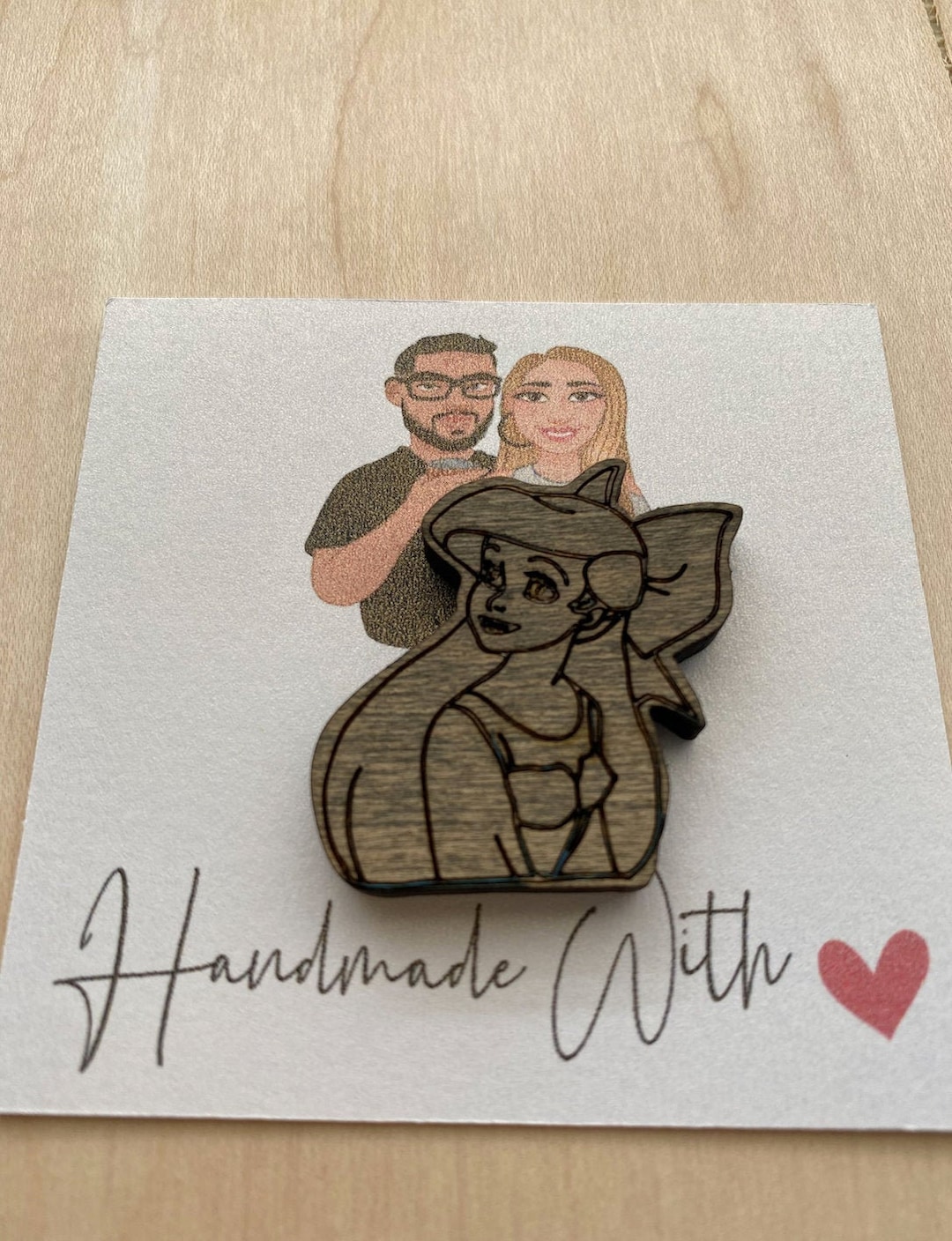 Ariel Pin Set - Disney Pin Collector - Wood Pin Set - Disney Pin Set ...