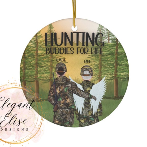 Hunting Christmas Ornaments - Etsy