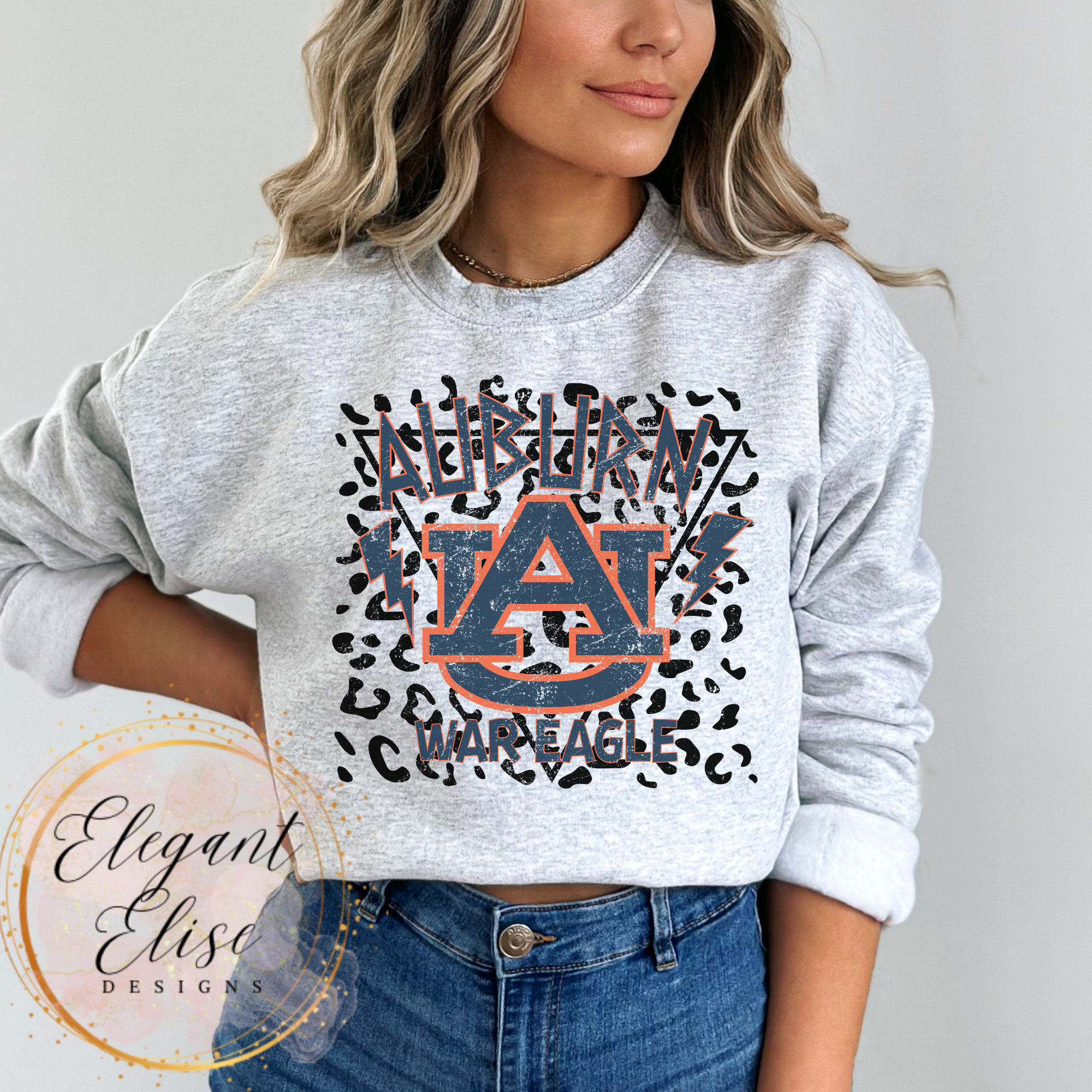 Auburn University Sweatshirt Auburn Tigers Sweatshirt Unisex - Etsy