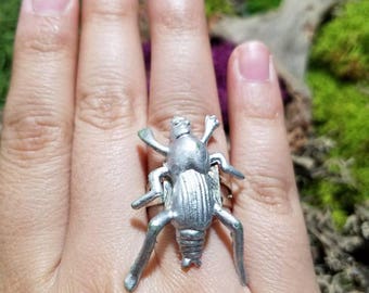 Beetle ring | Etsy