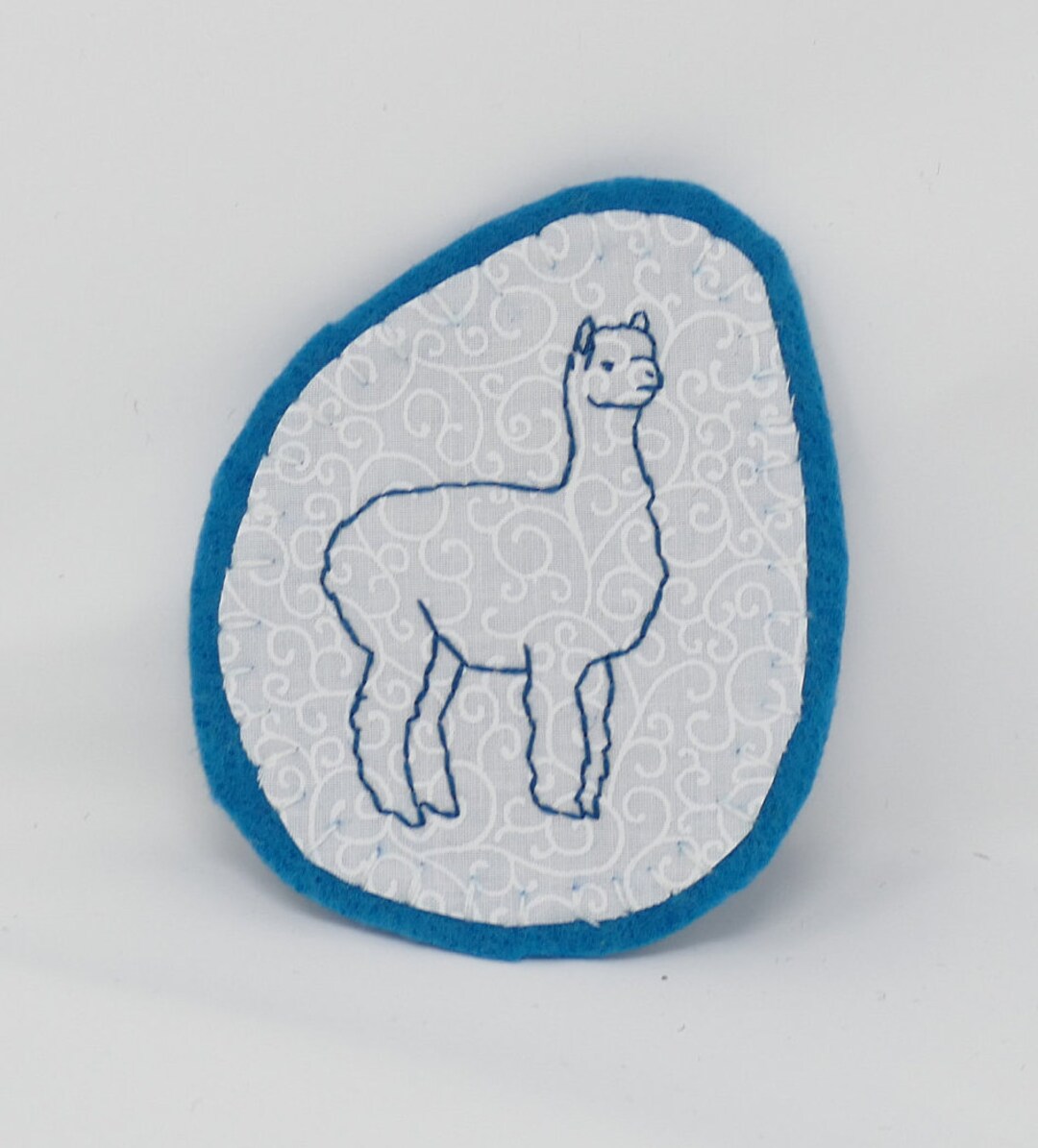 Embroidered Alpaca Patch - Etsy