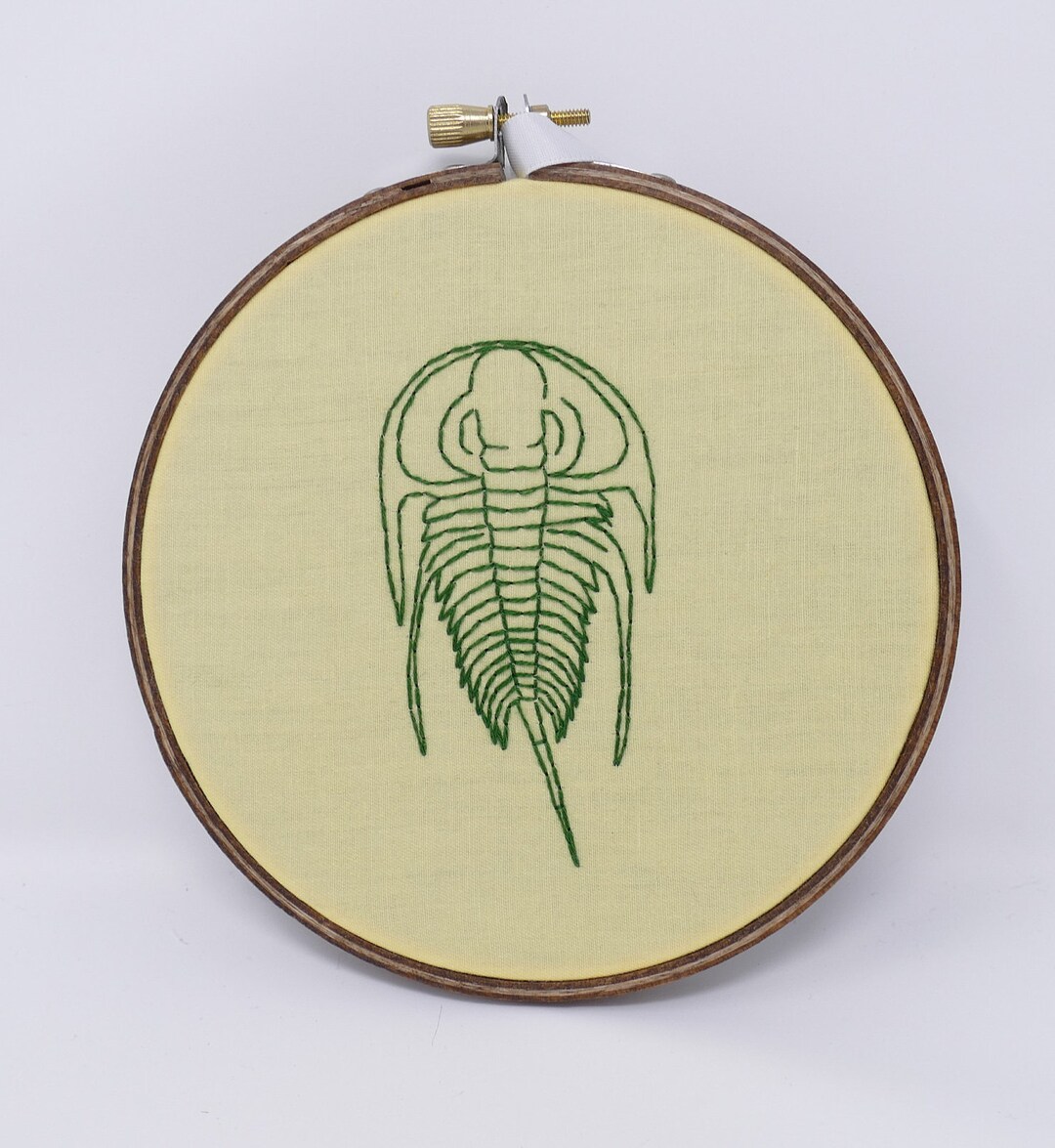 Trilobite Embroidered Hoop Art - Etsy