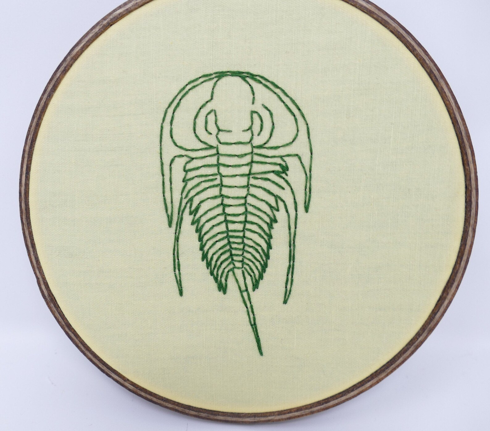 Trilobite Embroidered Hoop Art - Etsy
