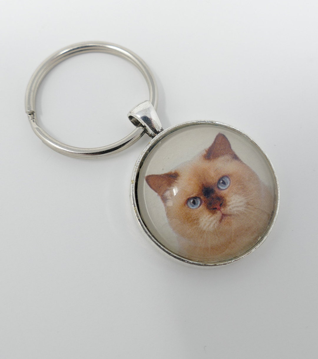 Cat Keychain - Etsy