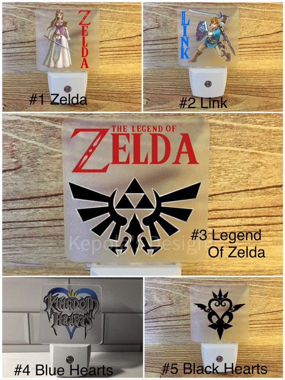 The Legend of Zelda Zelda Night Light Personalize Night | Etsy