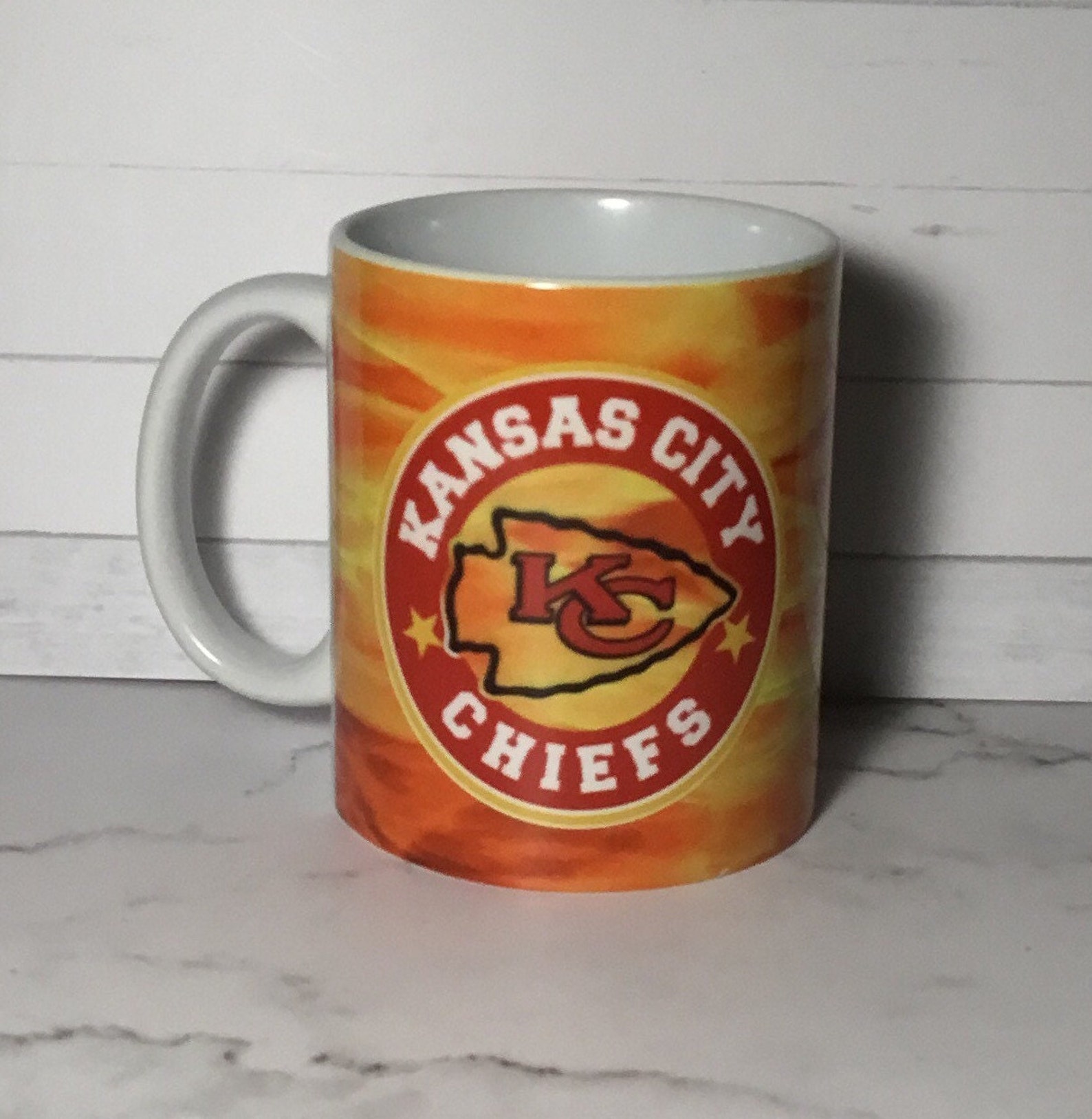 Kansas City Chiefs Coffee Mug, Chiefs Coffee Mug, Sports Team Coffee ...