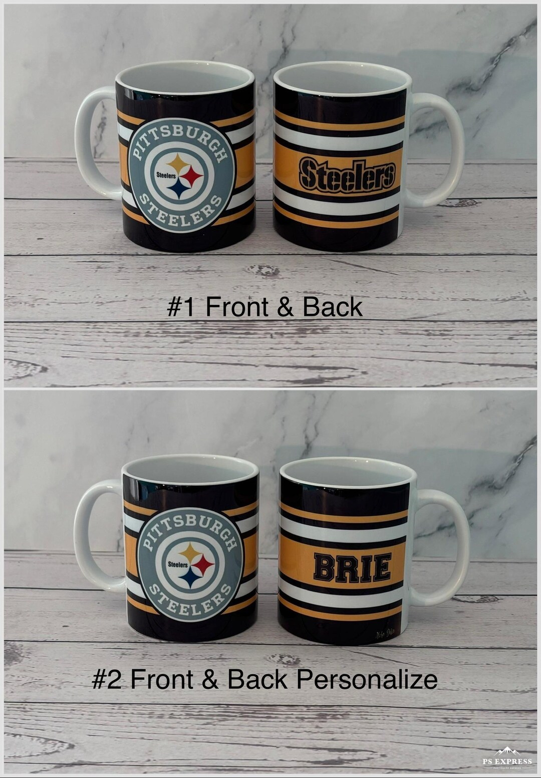 Pittsburgh Steelers Coffee Mug, Pittsburgh Steelersmug, Sports Team ...