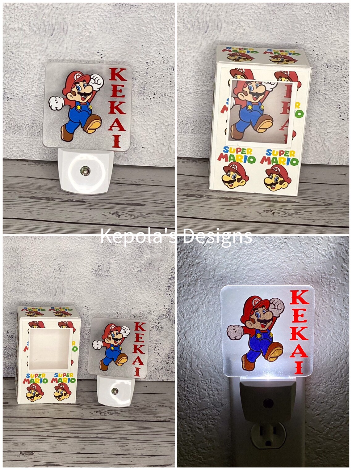 LED Night Light Personalized Night Light Plug in LED Night - Etsy