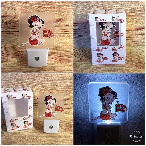 Betty Boop LED Night Light Personalized Night Light Plug in | Etsy