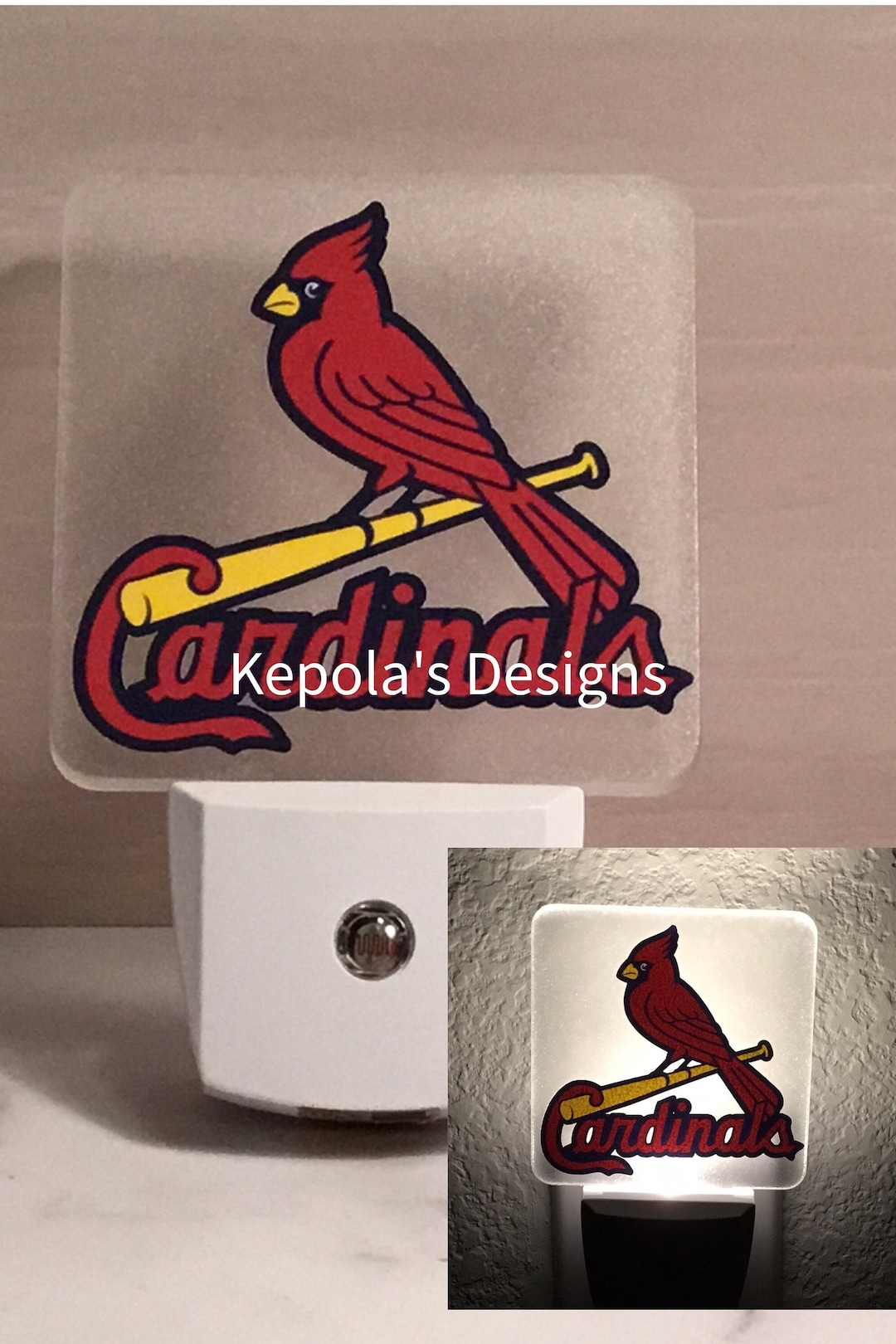 St. Louis Cardinals Night Light, Cardinals Night Light, Baseball Night ...