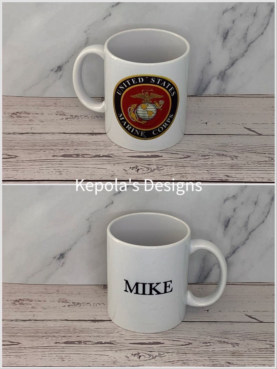 US Marine Corps Mug Marine Mug Personalized Coffee Mug - Etsy