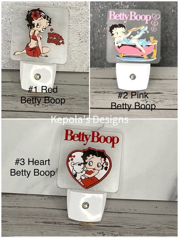 Betty Boop LED Night Light Personalized Night Light Plug in - Etsy